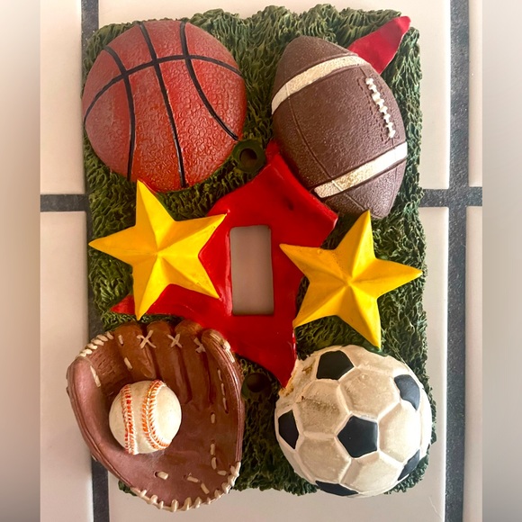 Wall Decor | Vintage Sports Light Switch Cover | Poshmark